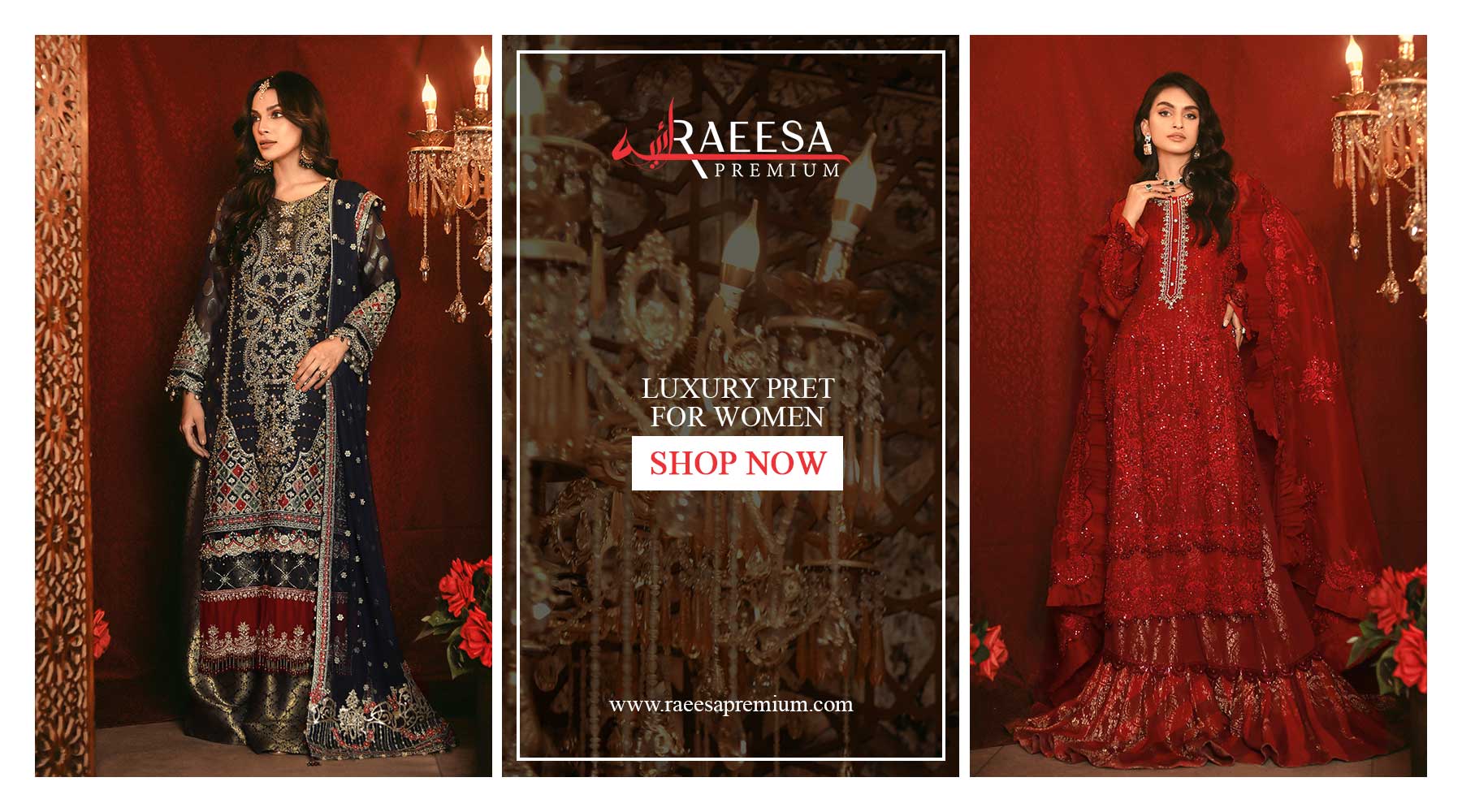 Unveiling Elegance: Raeesa Premium's Luxury Pret for Women